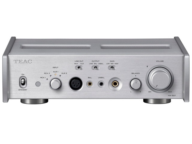 TEAC ヘッドホンアンプ・DAC HA-507-S [シルバー]