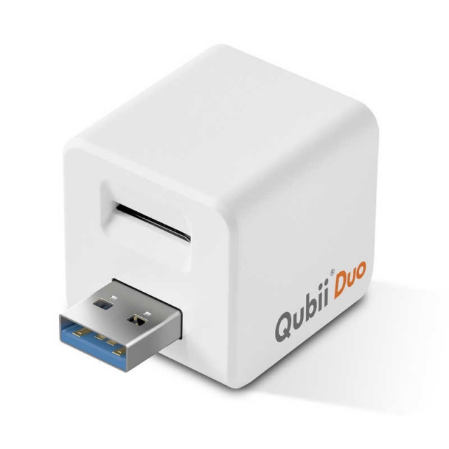 Maktar カードリーダー Qubii Duo [USB microSD ホワイト]