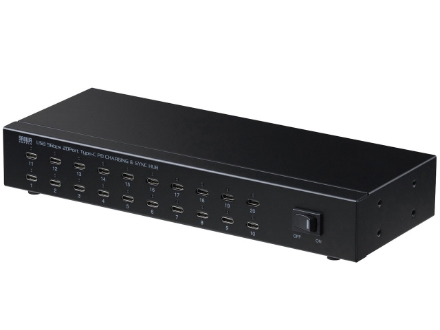 サンワサプライ USBハブ USB-5TCPS20