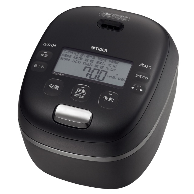 タイガー魔法瓶 炊飯器 炊きたて ご泡火炊き JRI-C060-KO [オフブラック]