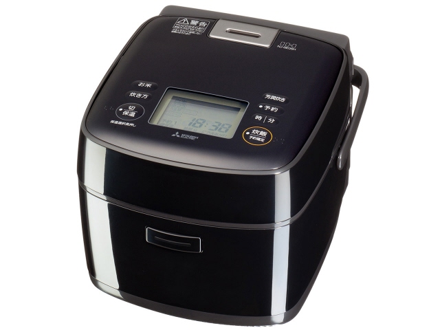 三菱電機 炊飯器 備長炭 炭炊釜 NJ-SE06H-B [黒曜]