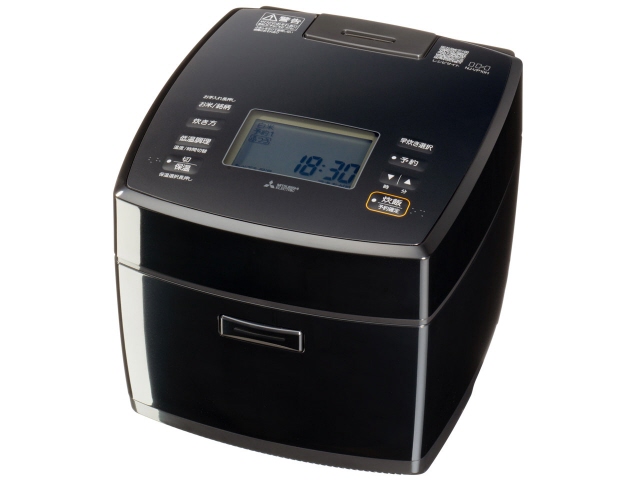 三菱電機 炊飯器 備長炭 炭炊釜 NJ-VP18H-B [黒曜]