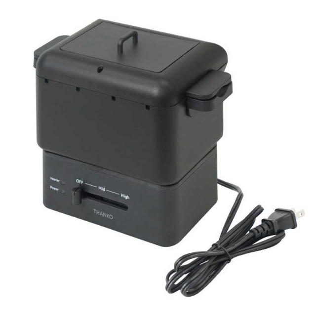 サンコー 調理家電 コンパクトフライヤー「カラリ2」 KRAR25SBK