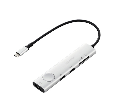 エレコム USBハブ DST-S080BPSV [シルバー]