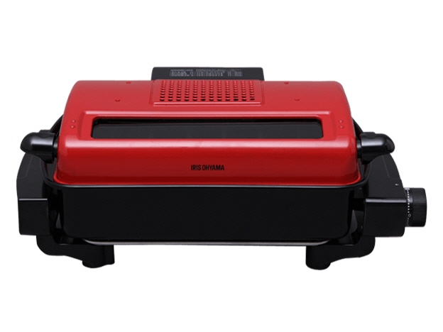 アイリスオーヤマ フィッシュロースター EMT-1101-R [レッド]