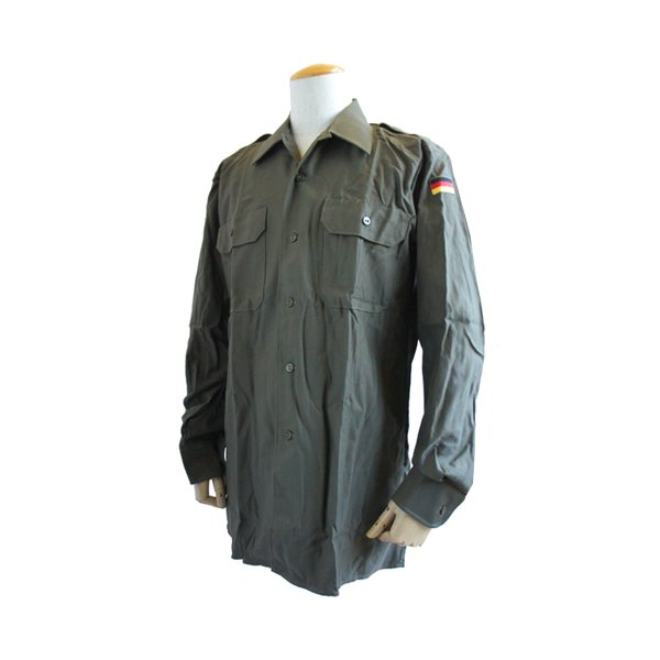 ドイツ軍 放出 BW フィールドシャツ GR.3 (L) デッドストック 未使用 長袖シャツ 独軍 ミリタリーウェア 軍モノ