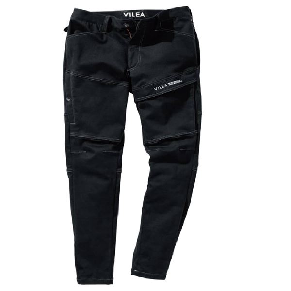 村上被服 HOOH ストレッチカーゴパンツ 3804 ブラック M(80) 黒