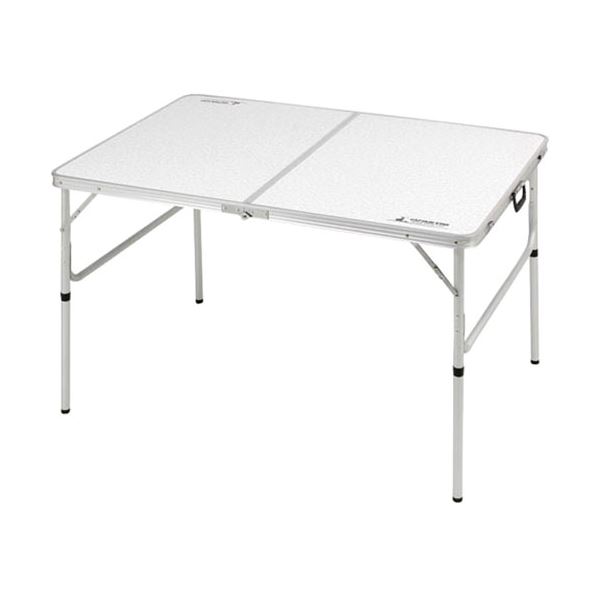 キャプテンスタッグ ラフォーレアルミツーウェイテーブル 机 アジャスター付 LL 120×80cm UC-0509