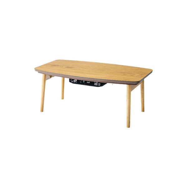 単品 こたつ 約幅90cm ナチュラル 天然木 木製 ラバーウッド こたつテーブル 机 リビング ダイニング インテリア家具 こたつ布団別売 完成品 送料無料