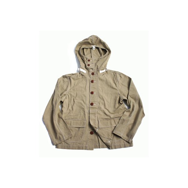 米軍 NAVY GUN CREW パーカー 38 M カーキ 綿100％ ハイネックフードタイプ レプリカ アメリカ軍 ミリタリーウェア 軍モノ