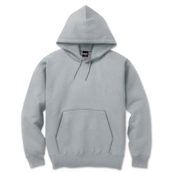 裏起毛 プル パーカー XXLサイズ ヘザーグレー 12.5oz ヘビーウェイト 綿混 コットン混 保温力抜群 男女兼用 プルオーバー