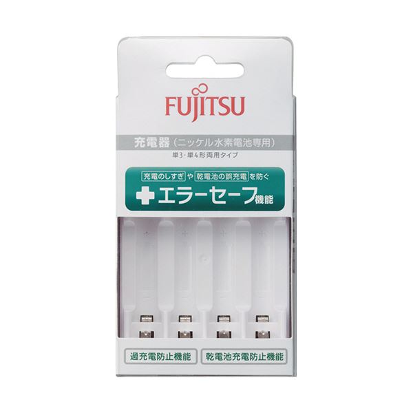 （まとめ） FDK 富士通ニッケル水素電池専用 スタンダード充電器 単3形・単4形用 FCT345F-JP（FX） 1個 【×3セット】 ニッケル水素電池専用のスタンダード充電器、単3形・単4形に対応した便利なアイテム 3個セットでお得にGET 送料無料