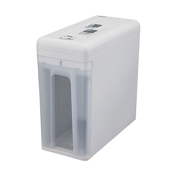 パーソナルシュレッダ ノイズレス スリム ライトグレー NSE-NLM02LG 静かでスリムなデザインの個人用紙製品破砕機 ライトグレー色 NSE-NLM02LG 送料無料