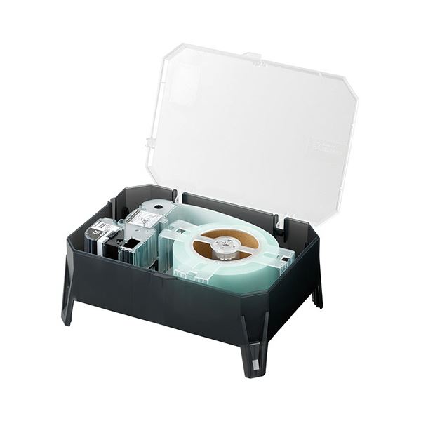 キングジム テプラPRO テープカートリッジ EXロングテープカートリッジ（EXロングテープ専用ケース付） 50mm 白／黒文字 SS50K-EX1個 送料無料