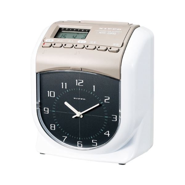 ニッポ- タイムレコーダー NTR-2800 NTR-2800 確実に記録、効率アップ、時間活用 使いやすさと高精度が融合 信頼のパートナー 成功へ導く 送料無料