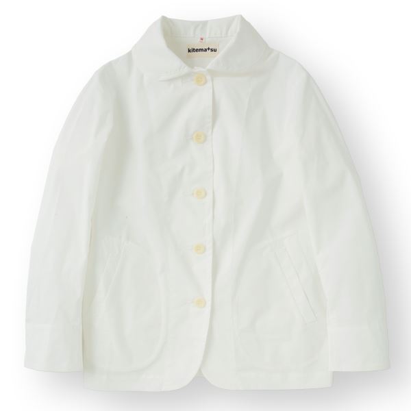 女性コックジャケットツイル ホワイト Sサイズ KMJ2771-1 白 エレガントな仕事服、女性用ホワイトツイルジャケット Sサイズ - ハードワークに耐える、気品溢れるコックジャケット 白 送料無料