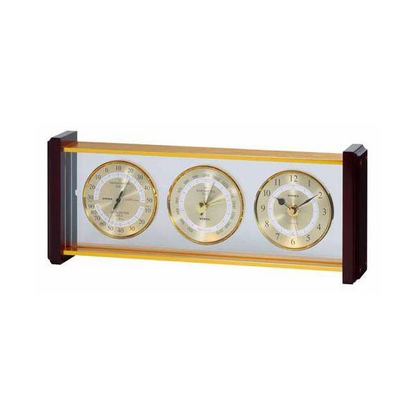 EMPEX スーパーEX 気象計・時計 EX-743 ゴールド 高級感溢れるクリスタル調シリーズ 驚異のEMPEX スーパーEX 気象計・時計 EX-743 ゴールド 天空の輝きを纏い、贅沢な時間を刻む 送料無料