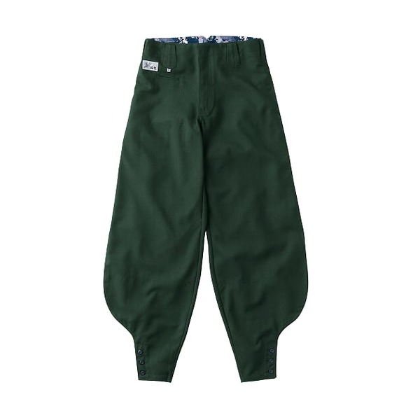 【村上被服製】 サージ素材 パンツ/作業着 【深緑(ふかみどり) サイズ110cm】 ポリエステル レーヨン 2300series 2308 『江戸前超ロング』 送料無料