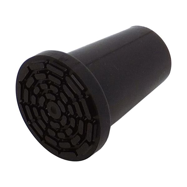 （まとめ）ひまわり ささえ 雨にも負けず2段伸縮ステッキ 杖先ゴム ブラック V09938 1個【×10セット】 黒