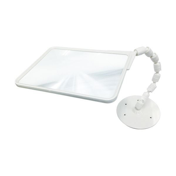 (まとめ）共栄プラスチック せぼね君ルーペ読書用アイボリー SR-50C-IV 1個【×3セット】 乳白色