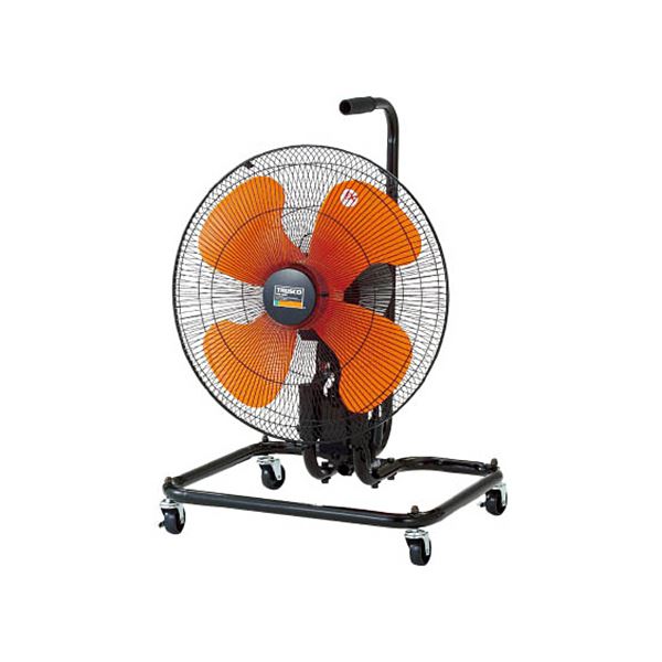 TRUSCO 全閉式アルミハネ工場扇ゼフィール キャスタータイプ TFZPA-45C 1台 送料無料