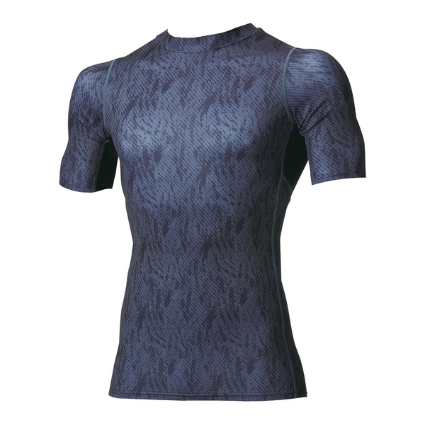 鳳皇 287 半袖クールコンプレッション カモフラブラック 3L 3枚セット 黒 送料無料