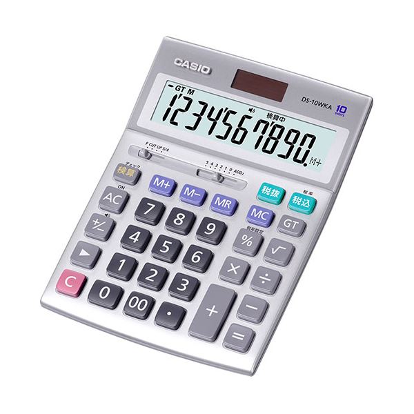 カシオ計算機 CASIO 実務電卓(検算タイプ) デスク (テーブル 机) タイプ10桁 DS-10WKA-N 送料無料