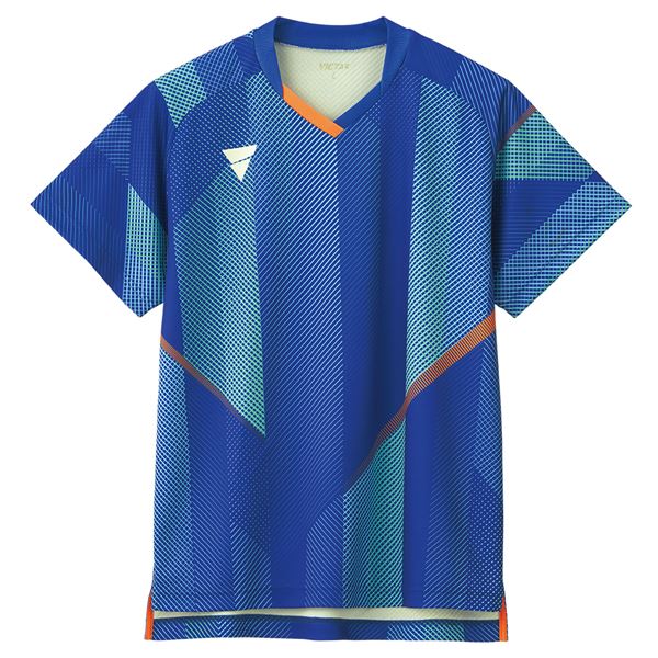 VICTAS（ヴィクタス） 卓球ゲームシャツ V-GS203 男女兼用 ブルー M 青