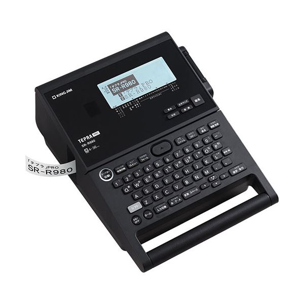 キングジム(KING JIM) ラベルプリンター「テプラ」PRO 黒 SR-R980BK 送料無料