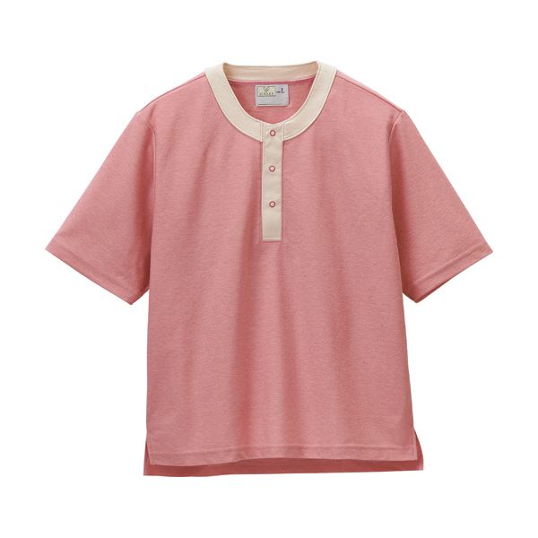 トンボ 半袖シャツ クレープ防縮ニットピンク Sサイズ CR811-14-S 1着 ふんわりとした触り心地のピンク色の半袖シャツ 快適な着心地で美しいシルエットをキープ 女性らしさを引き立てる上品なデザイン 上質な着こなしを叶える一着 送料無料