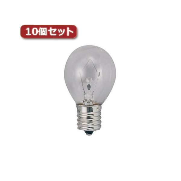 （まとめ）YAZAWA ミニランプ S35 E17 25W形 クリア10個セット S351722CX10【×3セット】 送料無料