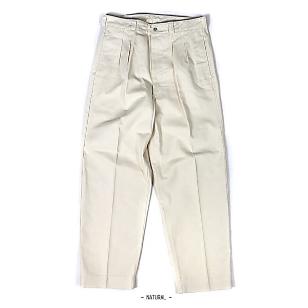 フランス陸軍 M52 チノパンツ レプリカ ナチュラル 22 約78cm コットンツイル 仏軍 ミリタリーパンツ チノパン 軍モノ 軍パン