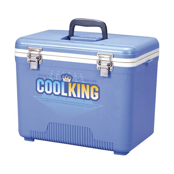 サンコープラスチック クーラーボックス クールキング 18D 18L ブルー 1個 青