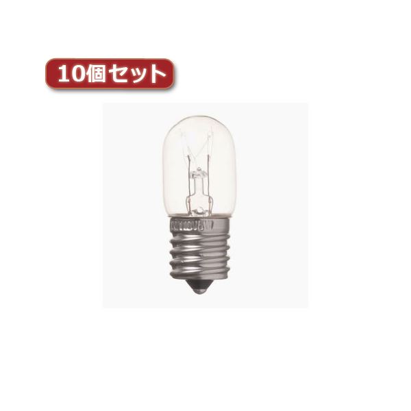 （まとめ）YAZAWA ナツメ球 E17 15W クリア10個セット T201715CX10【×2セット】 明るく輝く夏の光、E17 15Wクリア球が10個セットでお得に 熱い季節にぴったりのナツメ球、登場 T201715CX10【×2セット】 送料無料