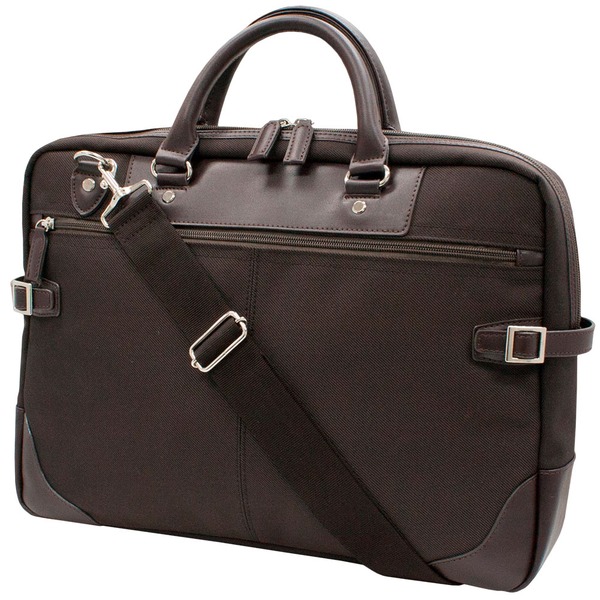 ビジネスバック カバン チョコ×チョコ 肩掛け 手持ち 2WAY 4面ウレタン入り PC パソコン 対応 ビジネスバッグ ショルダーバッグ 通勤