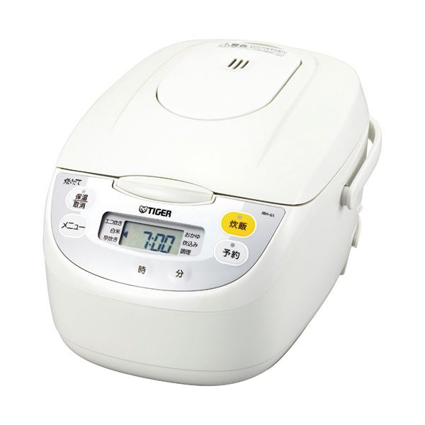 タイガー魔法瓶 マイコン炊飯ジャー【炊きたて】 5.5合 ホワイト JBH-G101-W 1台 白 送料無料
