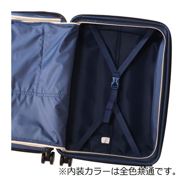 【レビュー投稿で+5％還元】ノーティカ スーツケース 65L 62cm 3.9kg ジッパーキャリー 370-1051 NTC-018 NAUTICA キャリーケース キャリーバッグ TSAロック搭載 拡張 エキスパンダブル クリスマス_mp