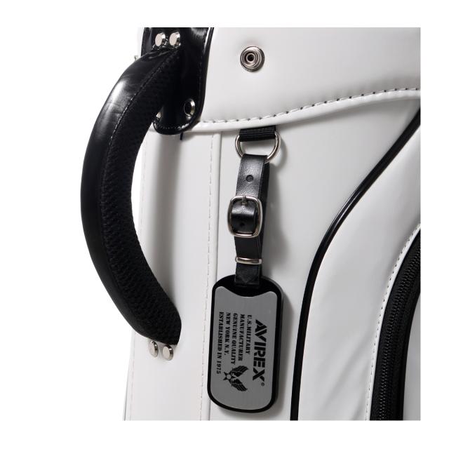 【レビュー投稿で+5％還元】アヴィレックス ゴルフ キャディバッグ カート型 5分割 8.5型 2.6kg 46インチ メンズ AVG2F-BA1 エアフォース AVIREX 軽量 ミリタリー sh_of agesugi_sfa クリスマス_mp