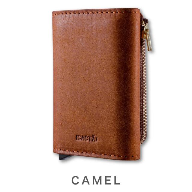 【レビュー投稿で+5％還元】カクタ 三つ折り財布 ミニ財布 スキミング防止 PAYMENT HUNTER WALLET -PUEBRO- 2005 メンズ レディース (CACT'A) 本革 レザー コンパクトウォレット スライド式 カードケース 開運 一粒万倍日 sh_of agesugi_sfa クリスマス_mp クリスマス_wp