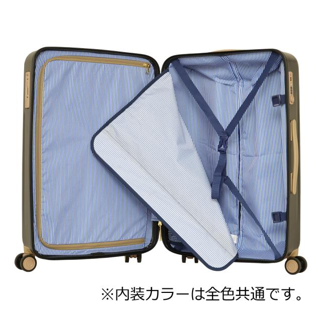 【レビュー投稿で+5％還元】モズ スーツケース 66L 66cm 3.7kg MZ-0844-61 moz | TSAロック搭載 キャスターストッパー クリスマス_mp