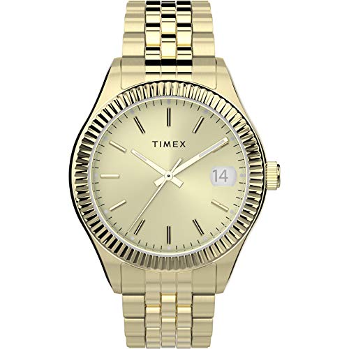 腕時計 タイメックス メンズ Timex Women's Waterbury Legacy 34mm Watch ? Gold-Tone ...