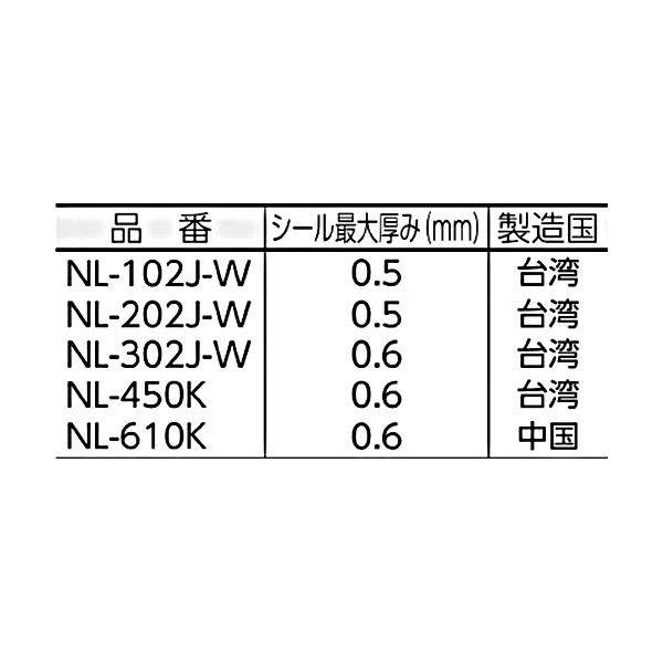 (まとめ）石崎電機製作所卓上シーラー（溶着専用タイプ） NL-302J-W用替テフロン NPT-302 1セット（10個）【×3セット】 送料無料の通販はau PAY マーケット - 株式会社 ...
