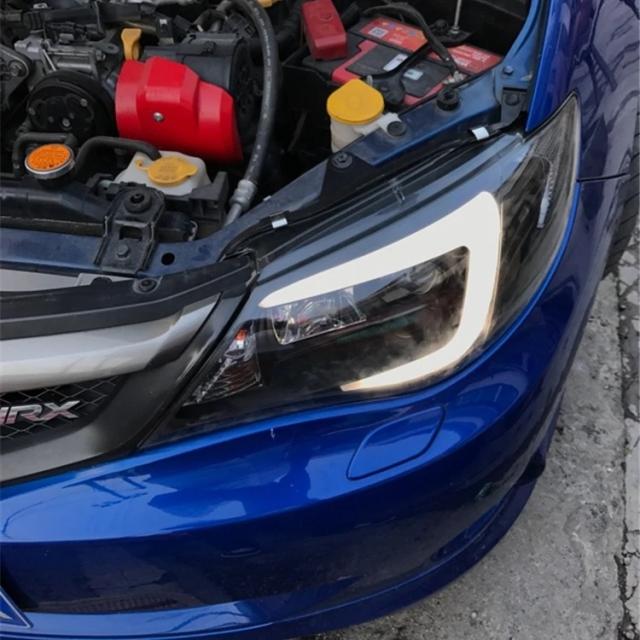 AOKEDING製 スバル インプレッサ GH8 GRB GVB EJ20 EJ25 '09-'11 LEDヘッドライト クリアの通販はau ...