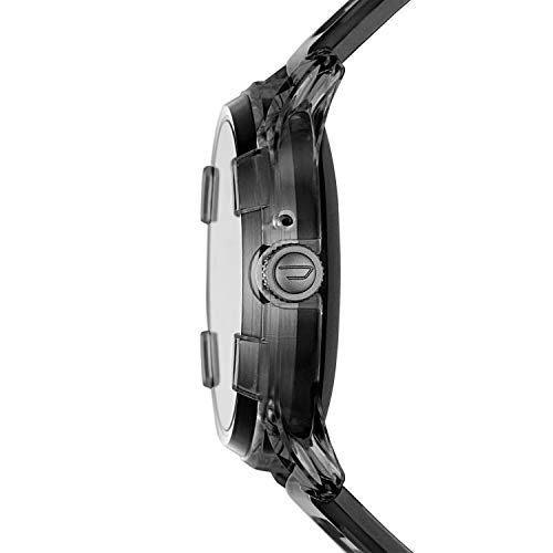 Diesel On メンズ Fadelight Gen 4 金属とシリコン タッチスクリーン スマートウォッチ 心拍数 GPS 接触しない ...