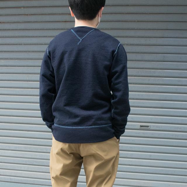 ダルチザン トレーナー studio dartisan メンズ インディゴ クルースウェット 8089 ステュディオ・ダ・ルチザンの通販はau ...