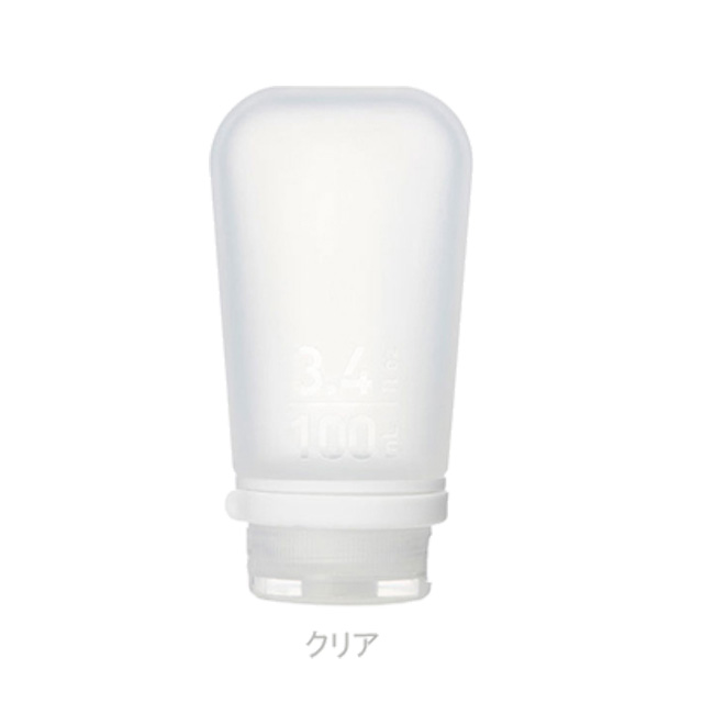 ゴートゥーブ L シリコン チューブ 持ち運び 液体 化粧品 調味料 アウトドア キャンプ 調理 料理 Lサイズ humangear ...