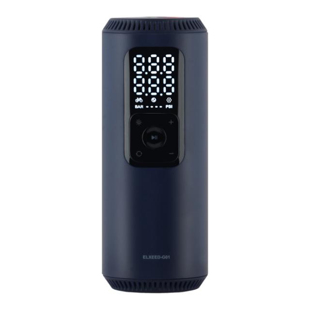 空気入れ エアーコンプレッサー 自転車 自動車 電動 充電式 電動ポンプ 英式 米式 仏式 携帯式 日邦電機 NDK ELXEED-G01 ...