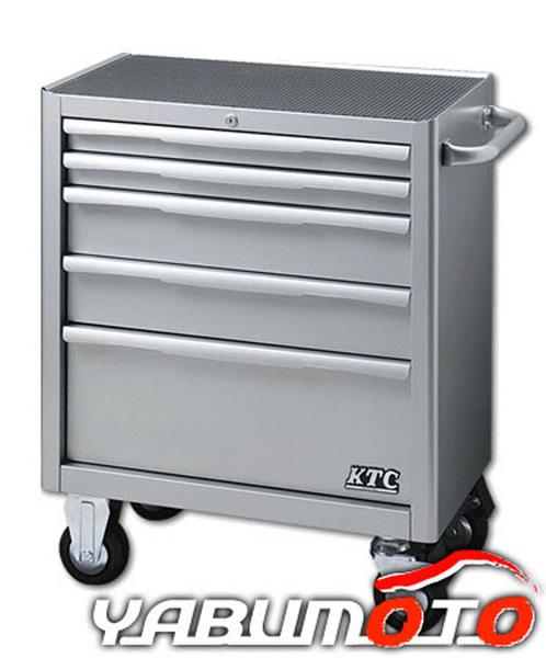 KTC ローラーキャビネット 5段 シルバー EKW-1005 法人のみ配送 メーカー直送 代引不可 送料無料の通販はau PAY マーケット - プロツールショップヤブモト｜商品ロット ...