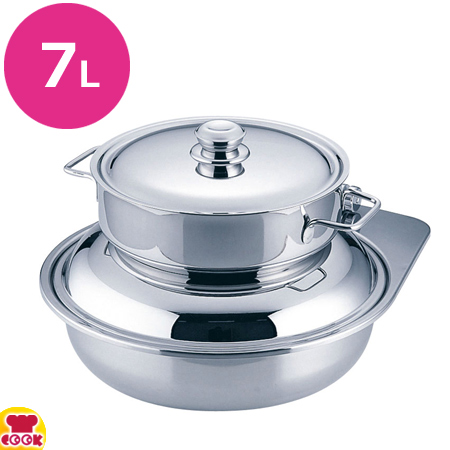 KINGO ステンレス IH 丸スープステーション 7L 湯煎式 D-103（送料無料、代引不可）の通販はau PAY マーケット - 厨房道具・卓上用品shop cookcook!｜商品 ...