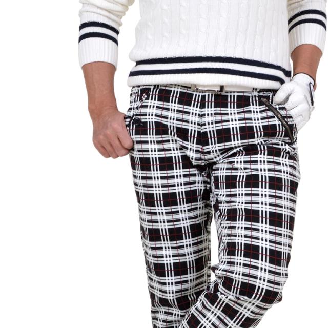 ゴルフウェア ゴルフパンツ メンズ ゴルフパンツ ロングパンツ カツラギ ストレッチ素材 サンタリート (CG-NF1702)の通販はau ...